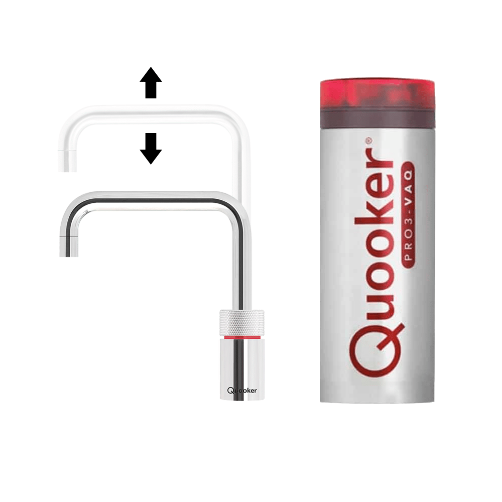 Quooker Nordic Square Single Tap - Incl. gratis montage