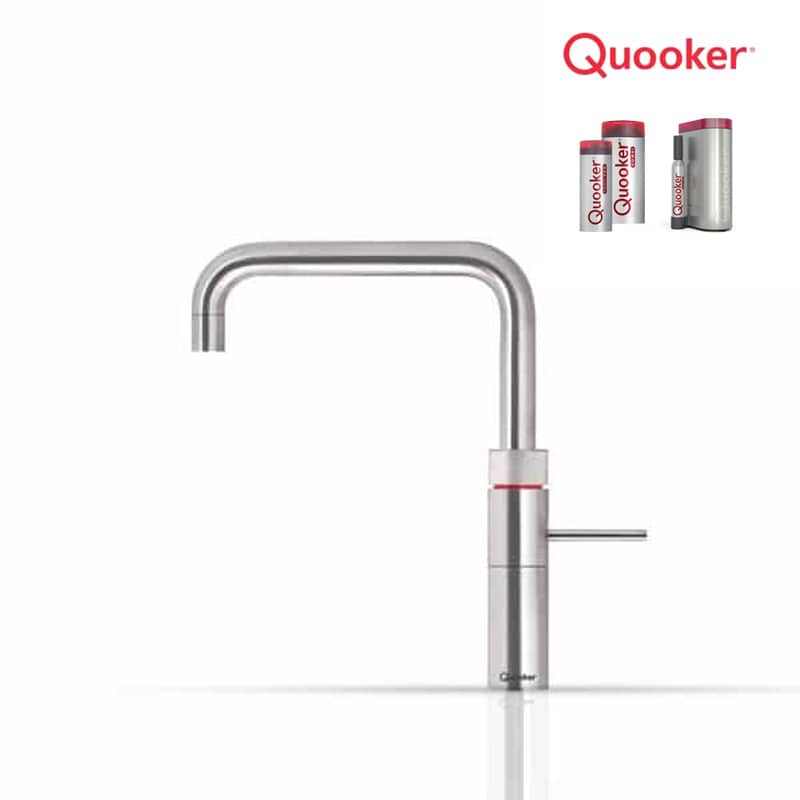 Quooker Fusion Square Zwart met reservoir - Inclusief Installatie!