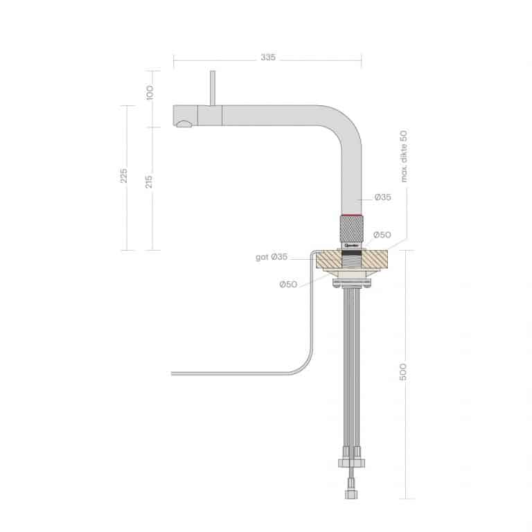 Quooker Front CUBE - Extra Korting en Gratis Installatie